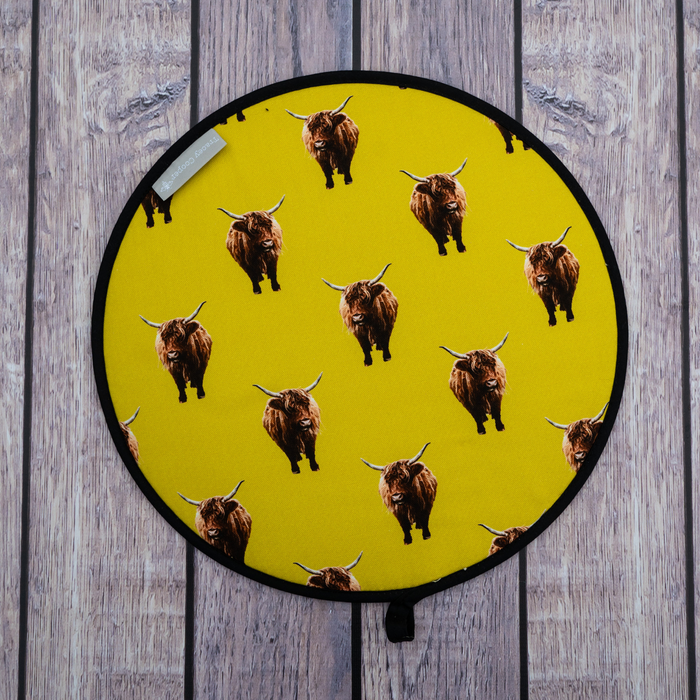 Highland Cow Hob Cover